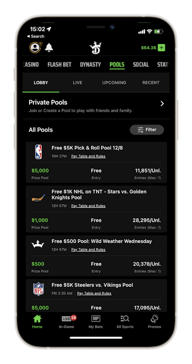 How do DraftKings Pools Work? What You Need to Know