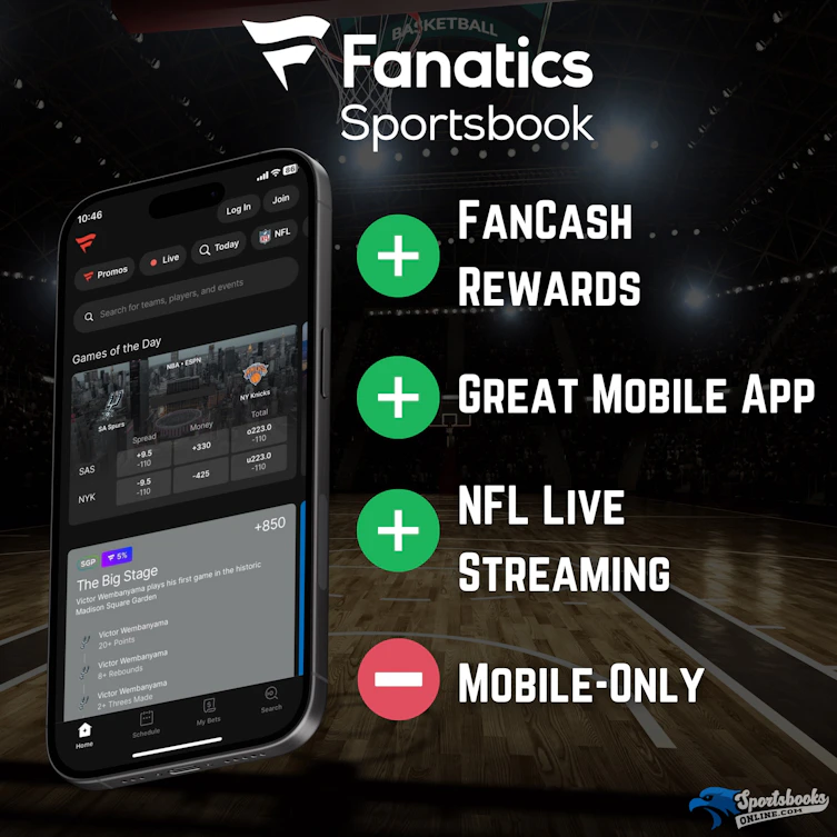 Fanatics Sportsbook Review 2025 (Promo Code SBOOFFER)